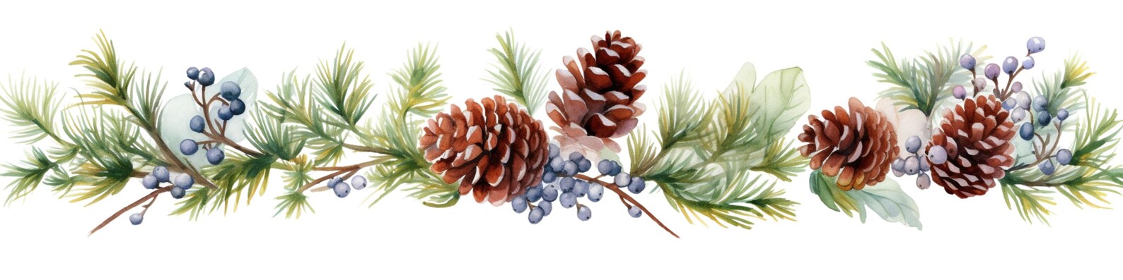 12 WINTER PINE CONES Digital Image, Christmas Pine Tree Branch, Winter ...