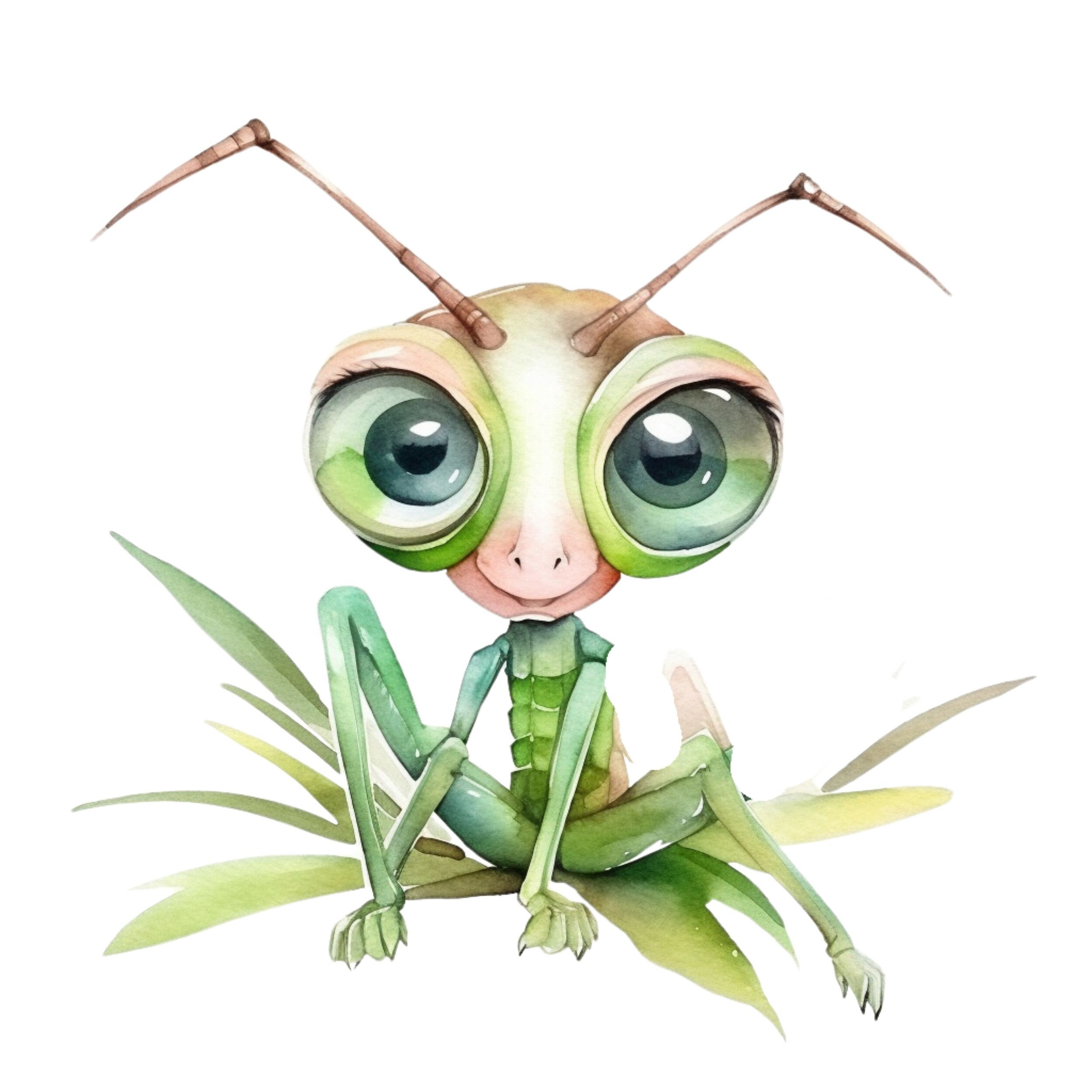 11 PNG Cartoon MANTIS Clipart, Baby Mantis Sensei Png, Printable ...