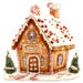 Christmas Gingerbread House Clipart: Festive Holiday Illustration ...