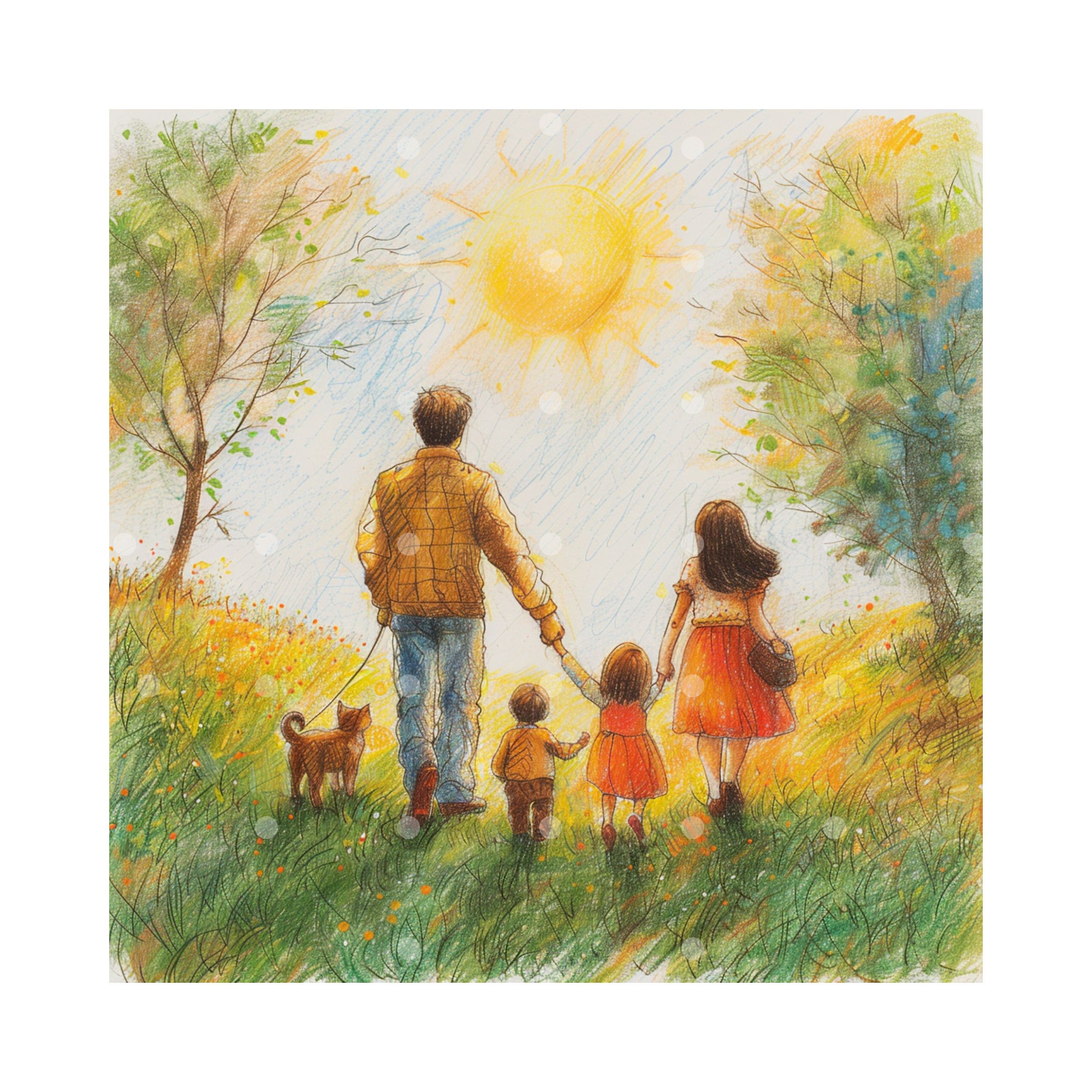 12 Happy Family Pastel Clipart, JPG Clipart. Family Together. Printable ...