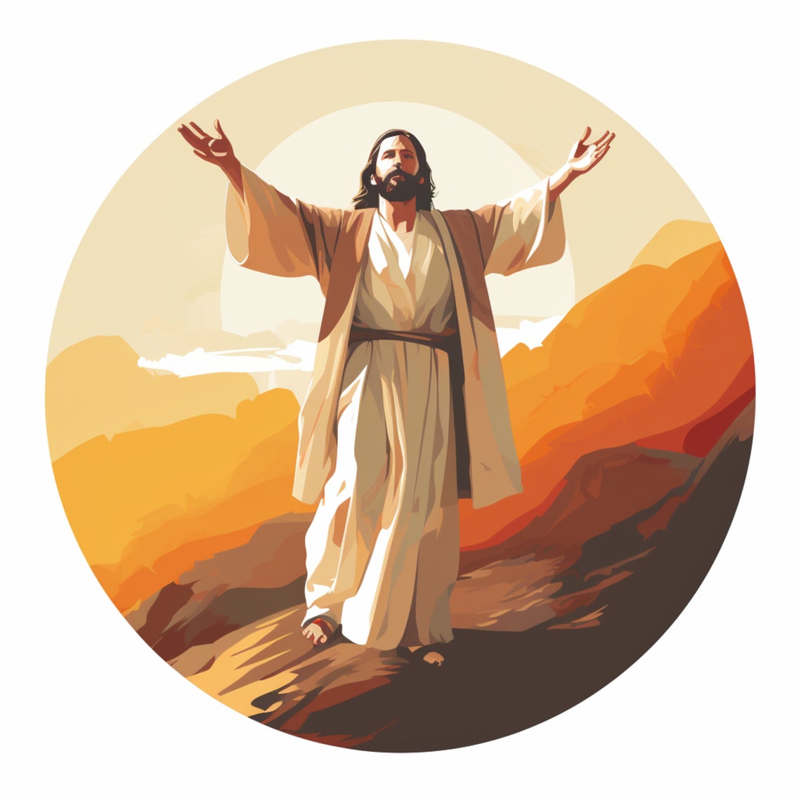 12 Jesus Blessing Clipart Bundle Religious Clip Art Christian Art High ...