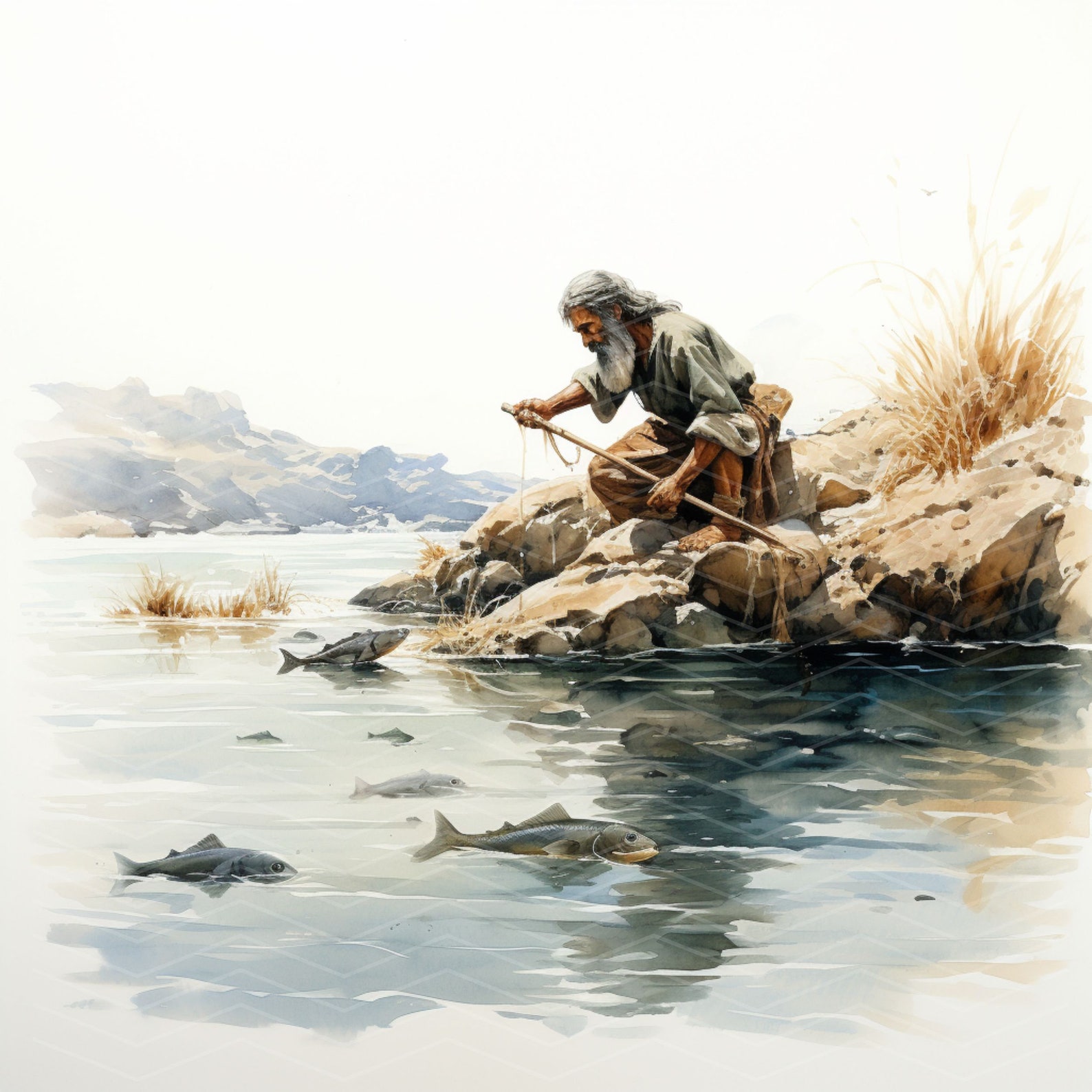 11 Ancient Hunter Cliparts, JPG, Digital Image of Ancient Man, Ancient ...