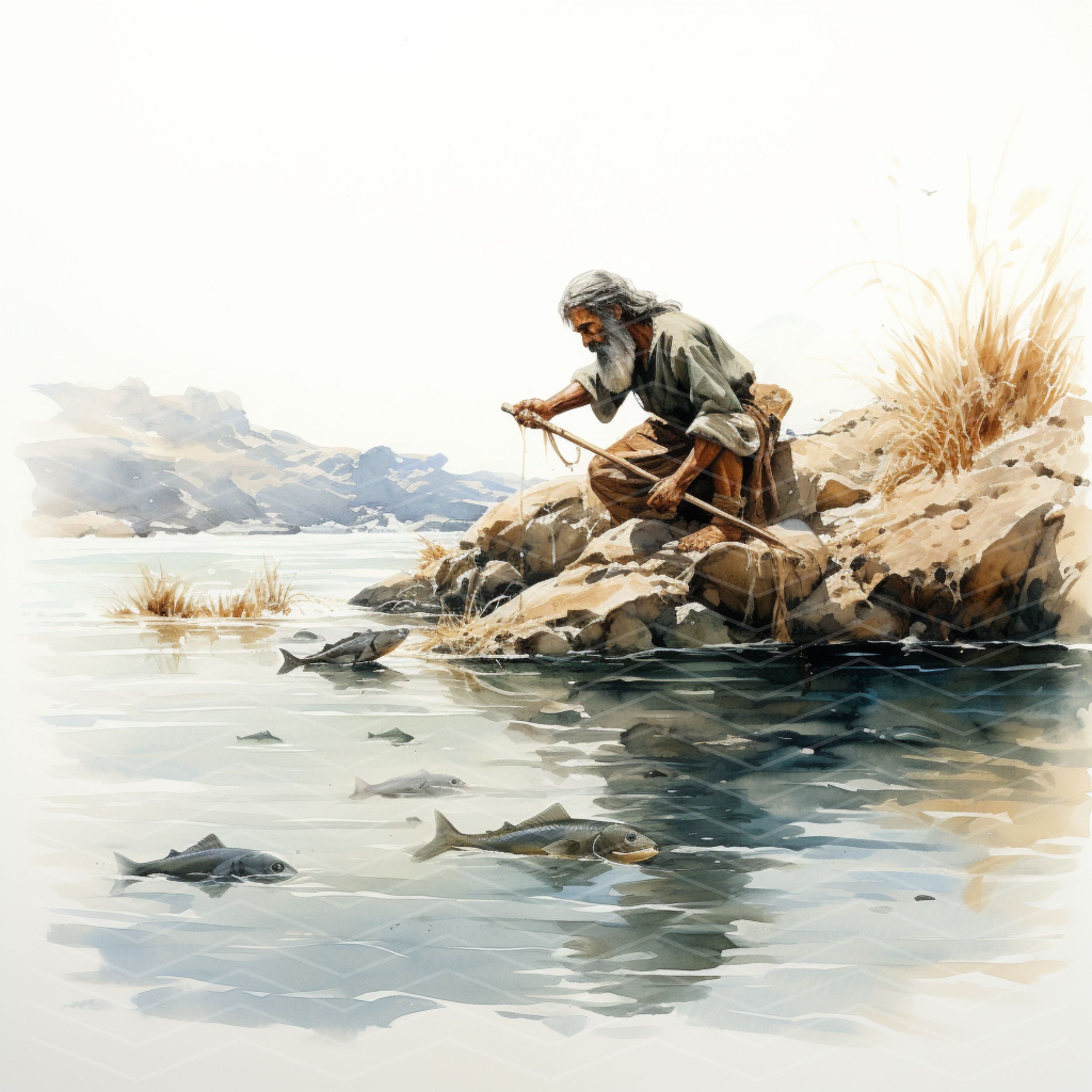 11 Ancient Hunter Cliparts, JPG, Digital Image of Ancient Man, Ancient ...