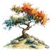 Watercolor Tree of Wisdom Clipart: PNG Digital Image (download) - Etsy