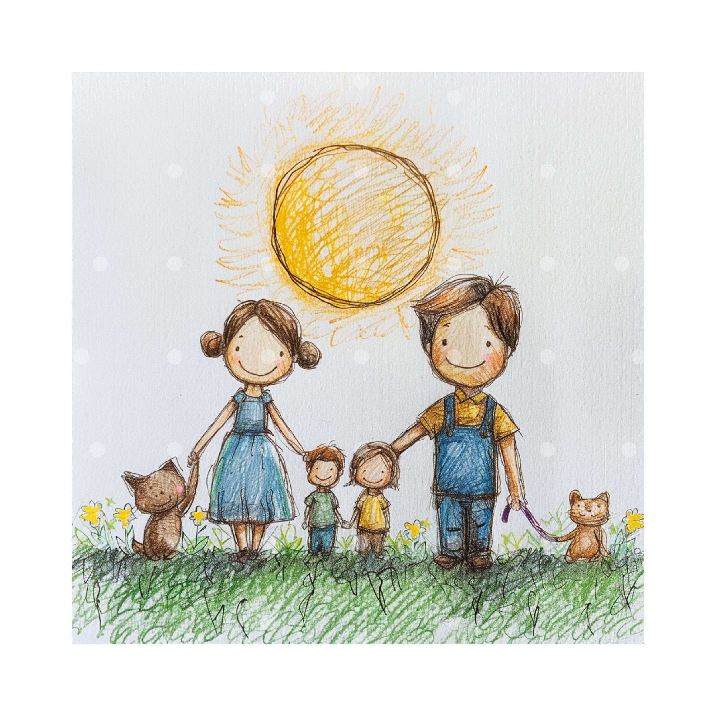 12 Happy Family Pastel Clipart, JPG Clipart. Family Together. Printable ...