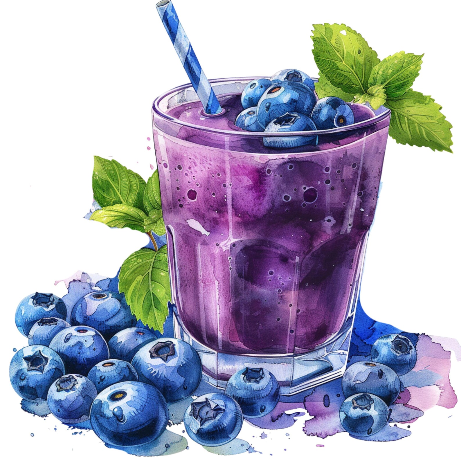 24 SMOOTHIE CLIPART, Png Summer Smoothie Clipart, Smoothie Wall Art ...