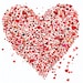 Red Hearts Valentine's Day Clipart: Love Heart Designs (JPG Digital ...