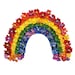 Rainbow Flower Frame Clipart: Colorful Floral PNG (digital Download) - Etsy
