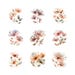Abstract Watercolor Flower Clipart Bundle (digital Download) - Etsy