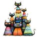 Cat Pyramid Clipart: Whimsical Feline Art (digital Art) - Etsy