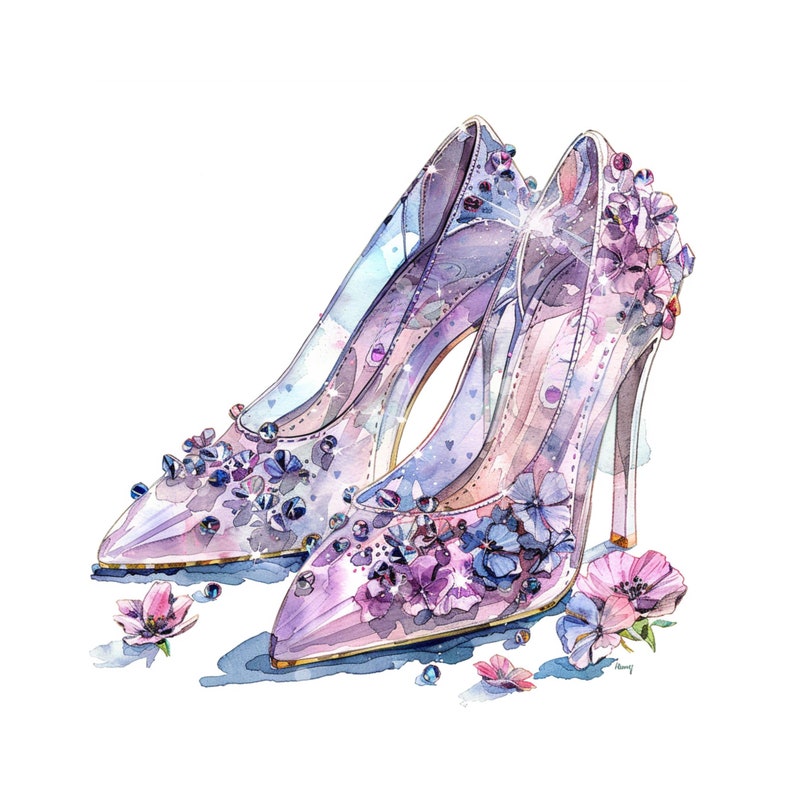 16 JPG Cinderella Crystal Shoes Clipart, Cinderella Shoe Jpg ...