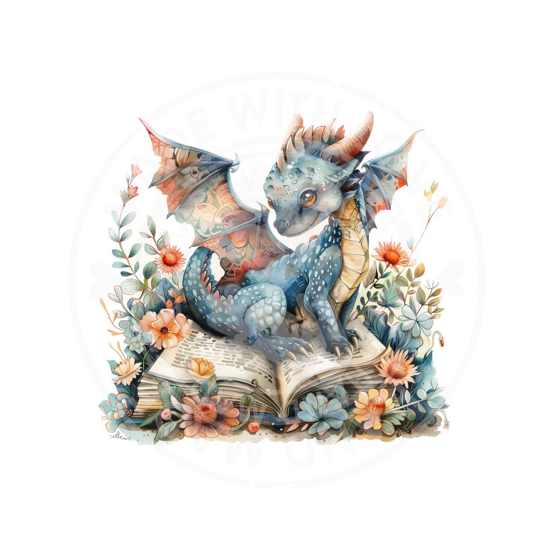 24 PNG Dragon and Book Clipart, Elemental Dragon Image, Dragon Picture ...