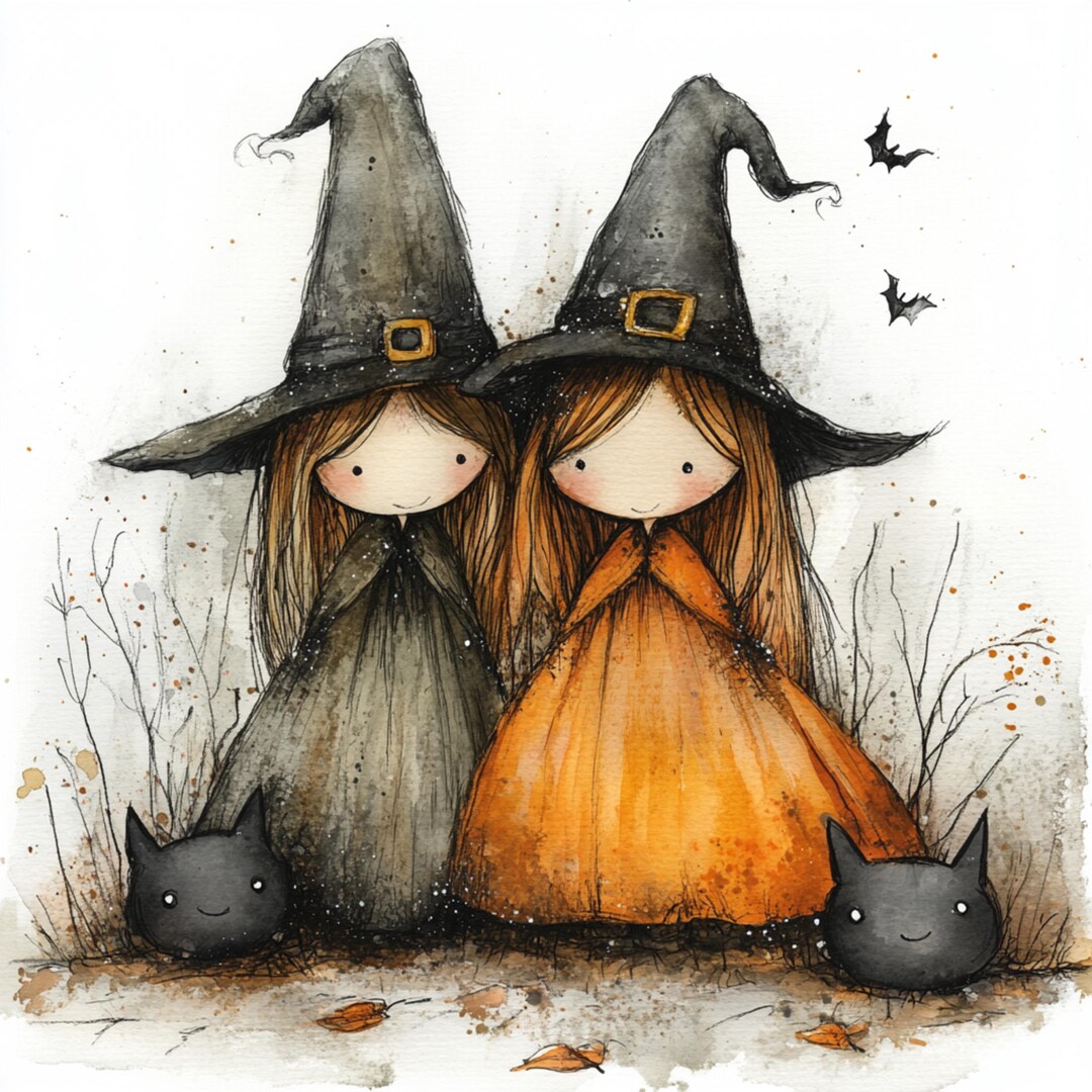 10 Wizard Halloween Bundle Clipart, JPG Wizard Illustrations, Printable ...