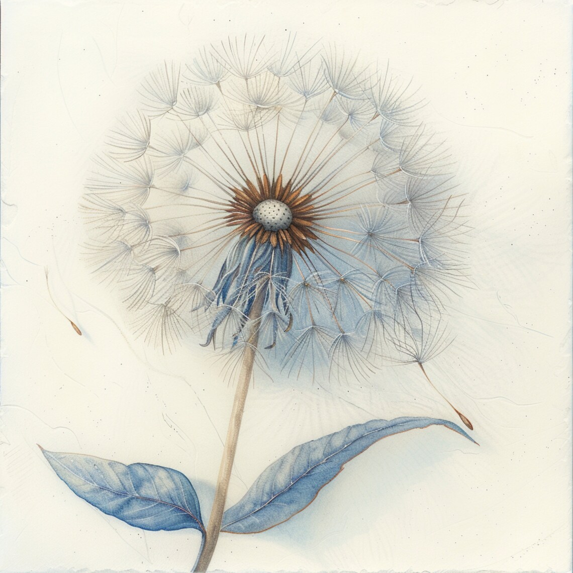 20 Dandelion Watercolor, Clipart Dandelion Bundle, JPG, Craft Art, Card ...