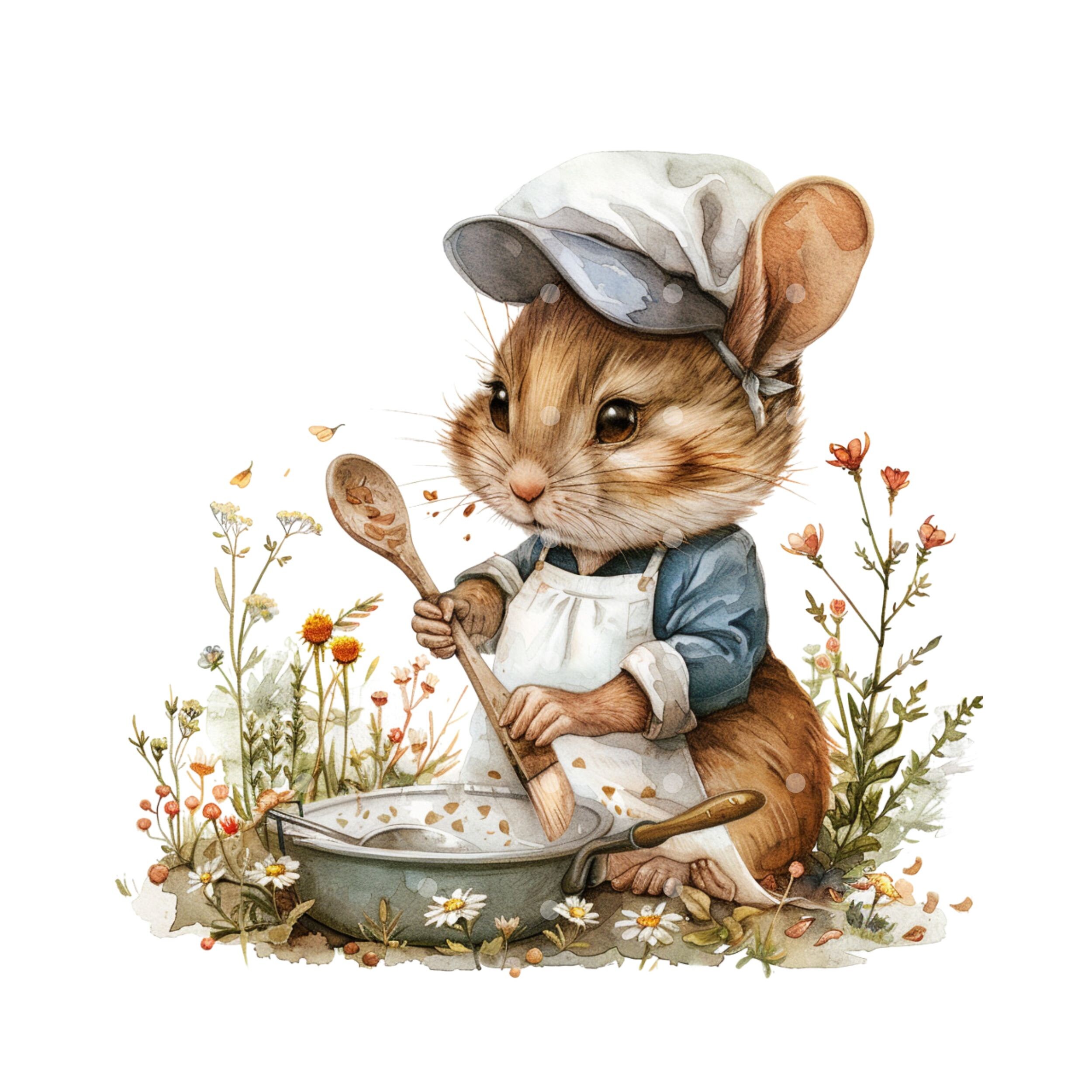 12 Gopher Clipart, PNG, Cooking at the Kitchen Gopher, Printable ...