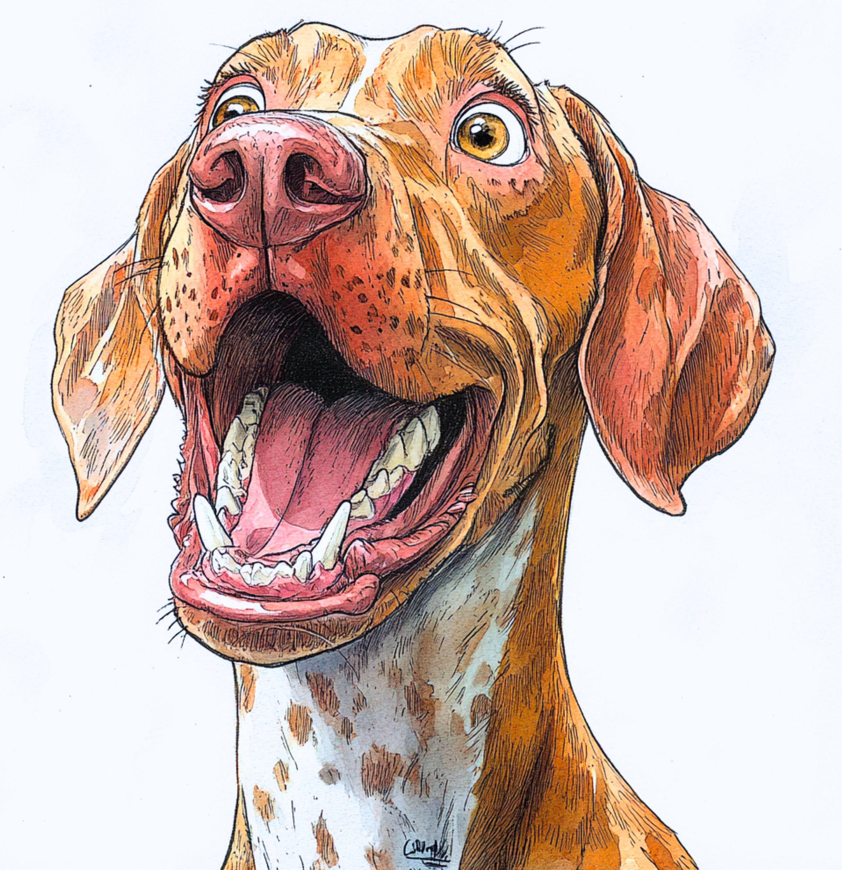 Goofy Dogs Clipart: 102 Cartoon Dog Pngs (digital Download), Spring ...
