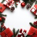 Christmas Frame Border Clipart: Festive Holiday Art (digital Download ...