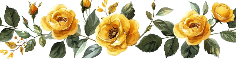 11 PNG Pink and Yellow Roses Border Clipart, Roses Clipart, High ...