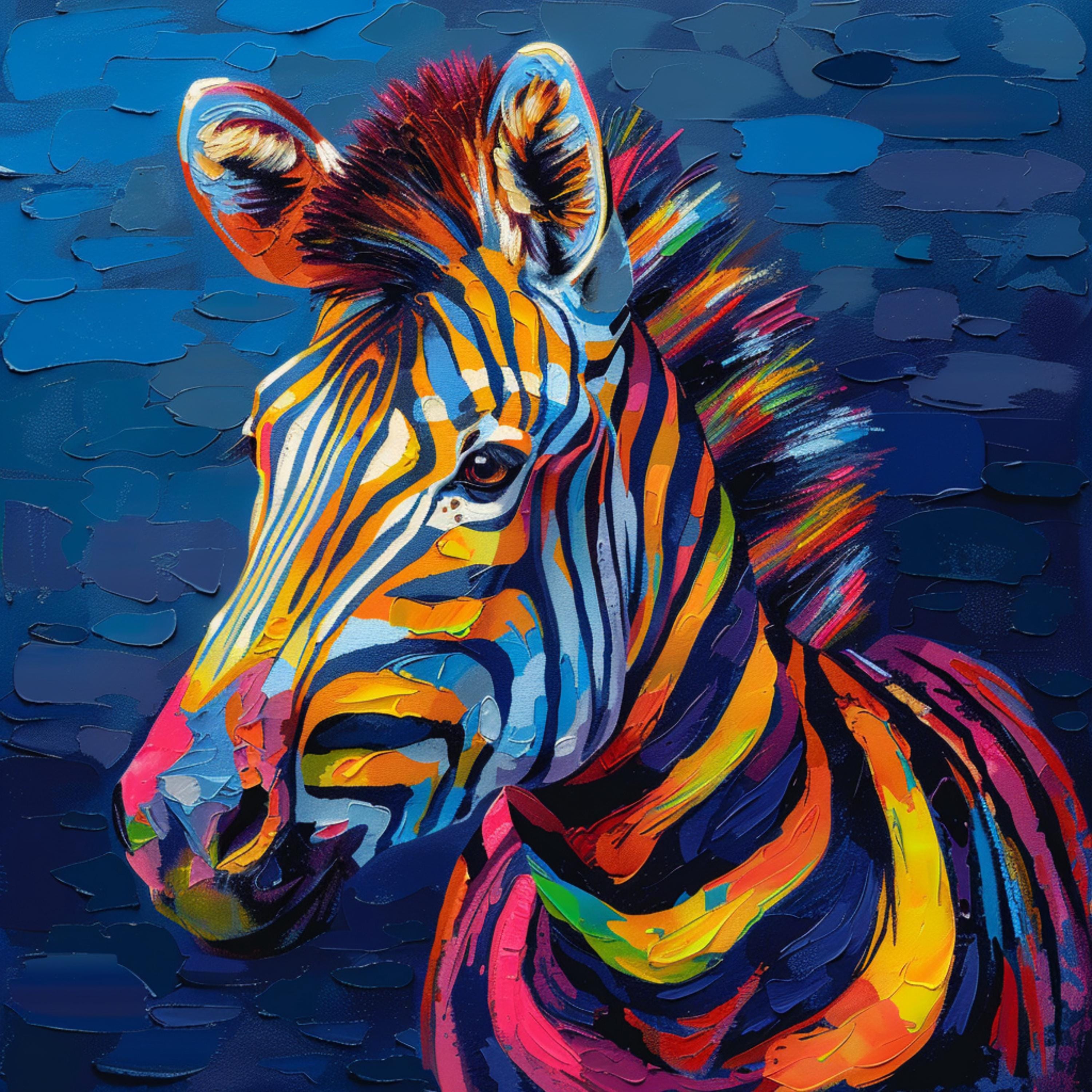 12 Zebra Neon Clipart, Zebra Clip Art Wall Art, Watercolor Zebra ...