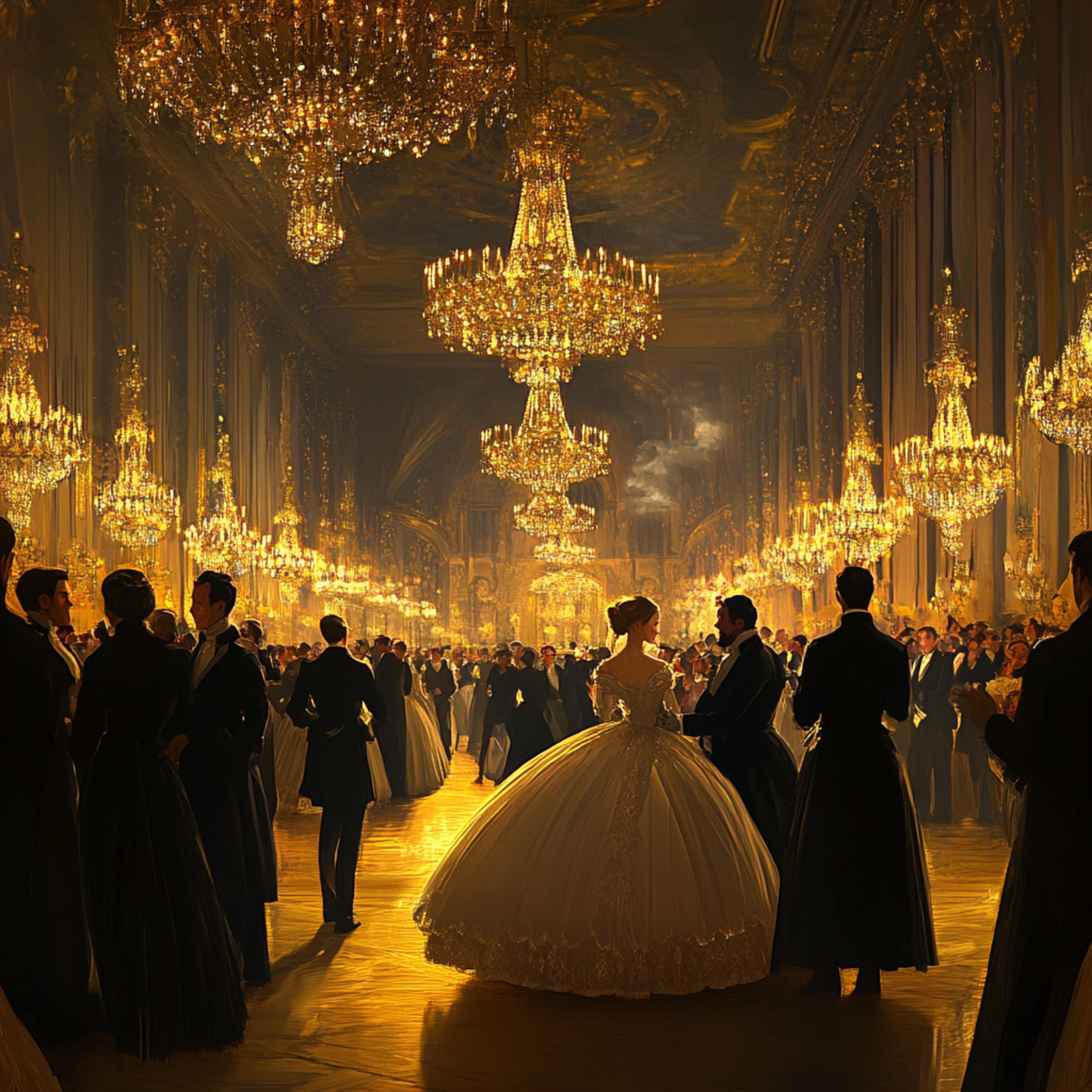 12 Victorian Age Ball Clipart, JPG Historical Ballroom Scenes, Elegant ...