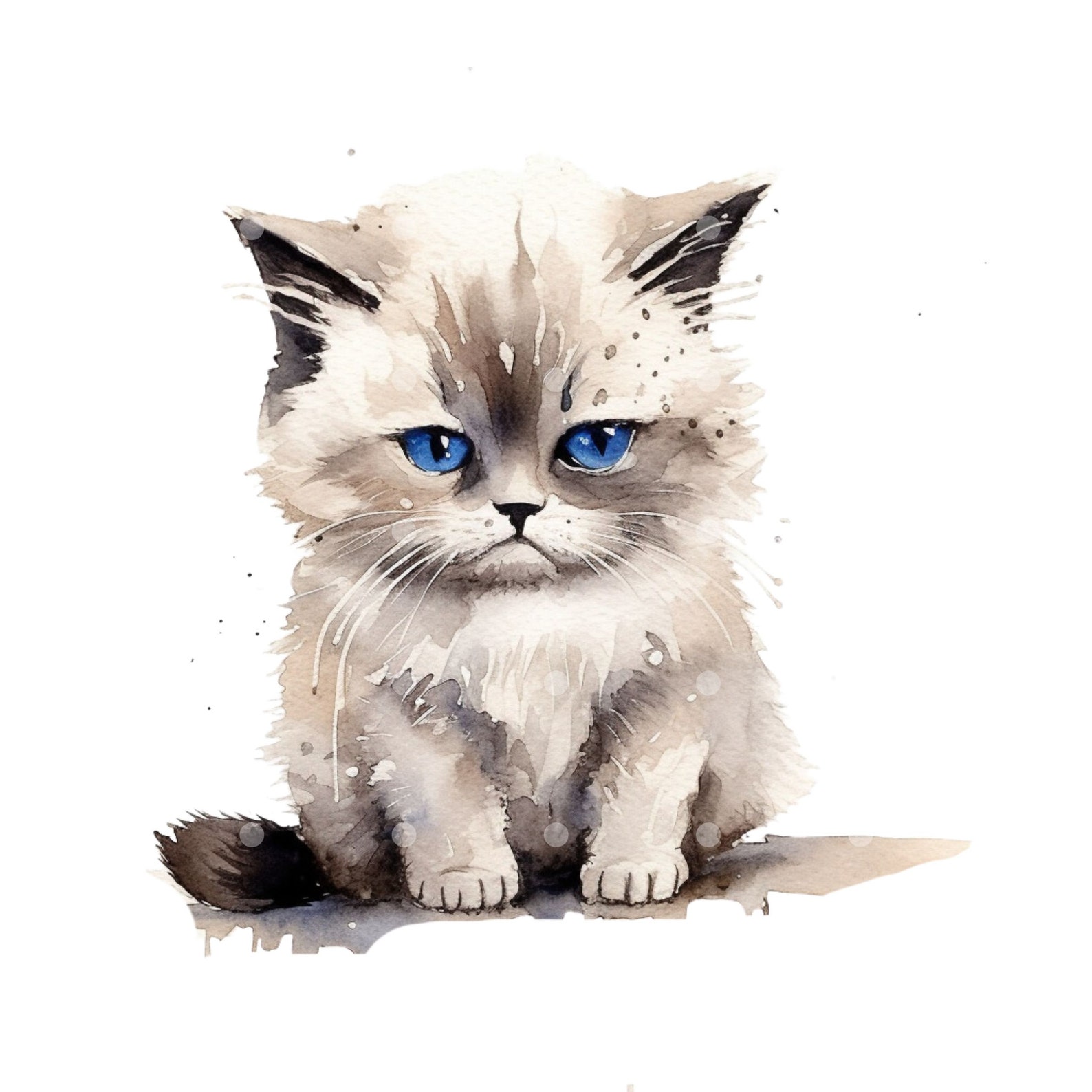 20 PNG Cartoon Grumpy Cat Clipart, Baby Grumpy Cat, Printable ...