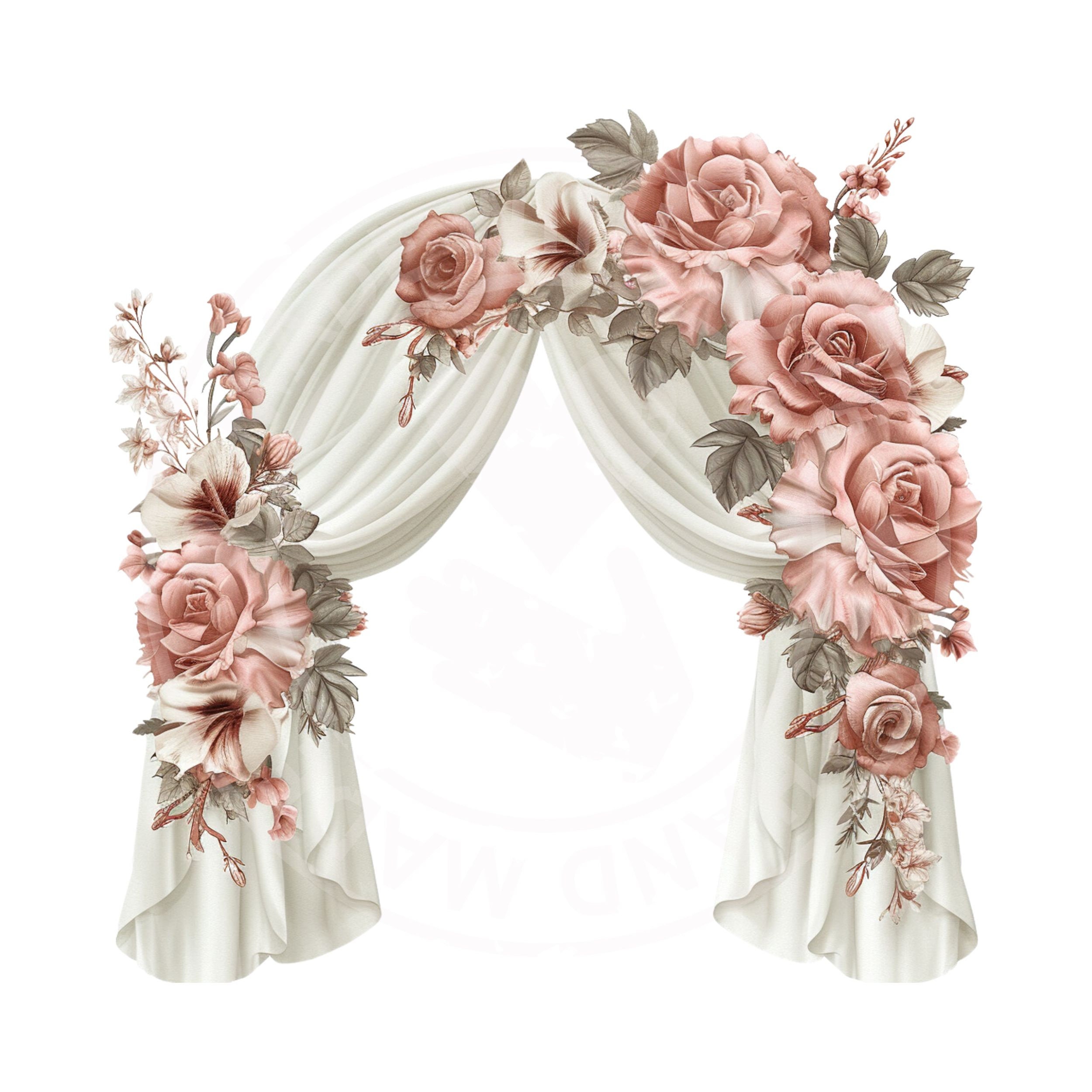 12 PNG Flower Wedding Arch Clipart. Transparent Background Png, Floral ...