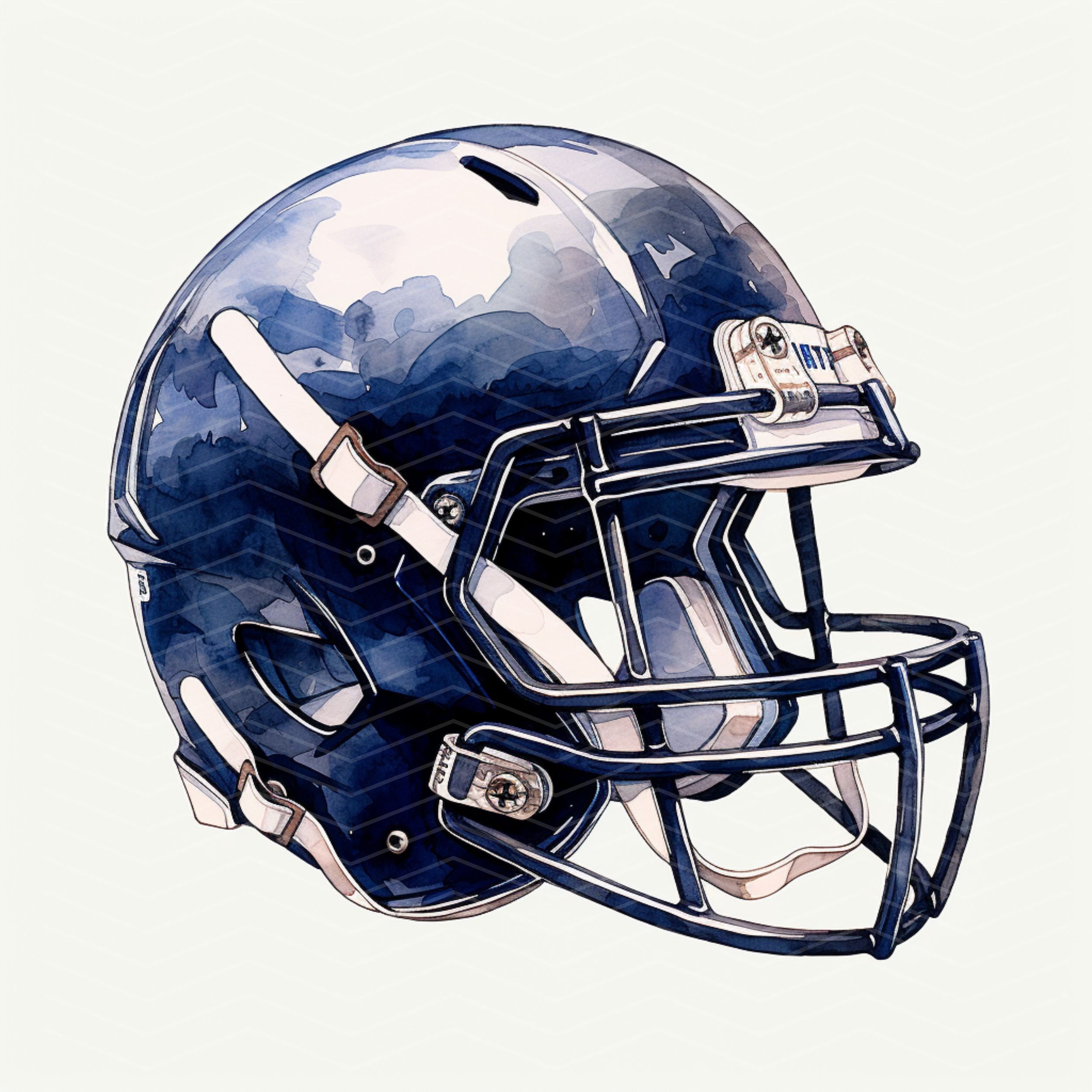 12 American Football Helmet Cliparts, JPG Image, Watercolor Football ...