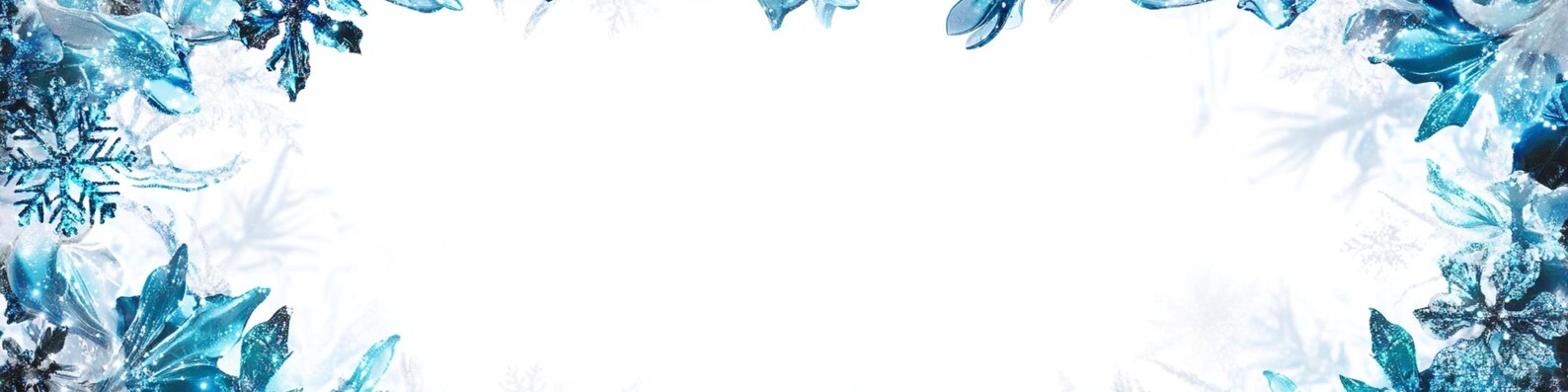 Snowflake Winter Border Clipart: Christmas Digital Image (JPG) - Etsy