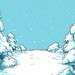 Christmas Card Backgrounds: Snowy Winter Frames (digital Download ...