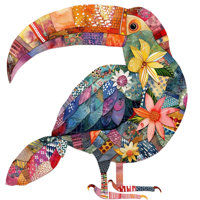 Toucan Illustration - Etsy