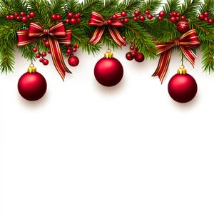 Christmas Border Clipart: Holiday Frame Decor (digital Download) - Etsy