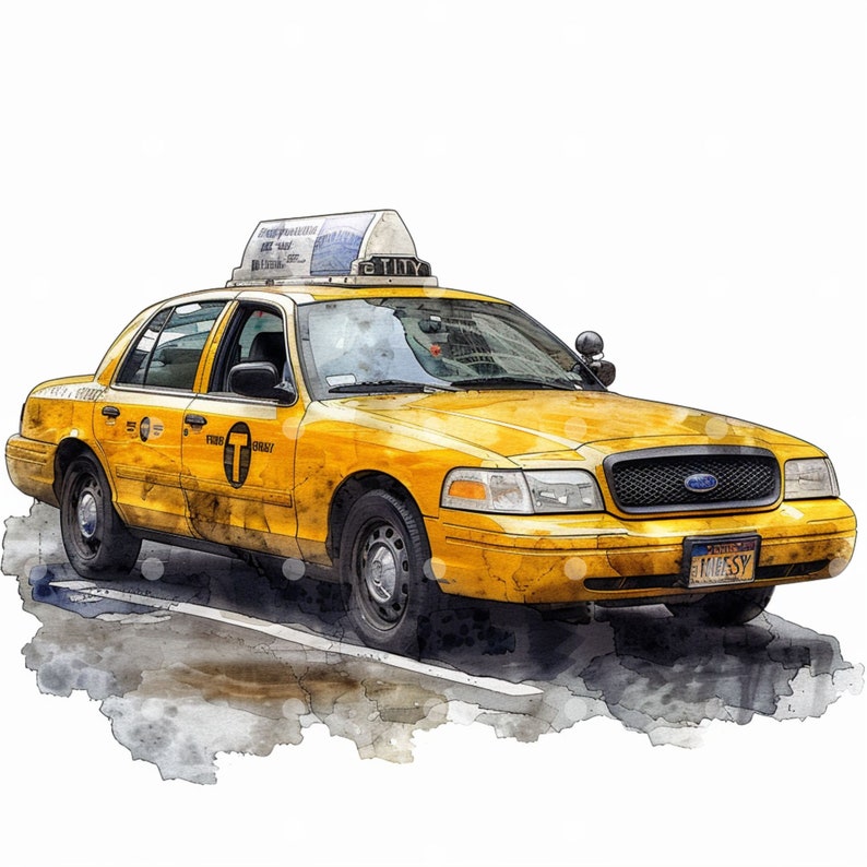 12 Yellow Taxi Cab Cliparts, Jpg,high Quality Jpg Yellow Cab, Taxi Cab ...
