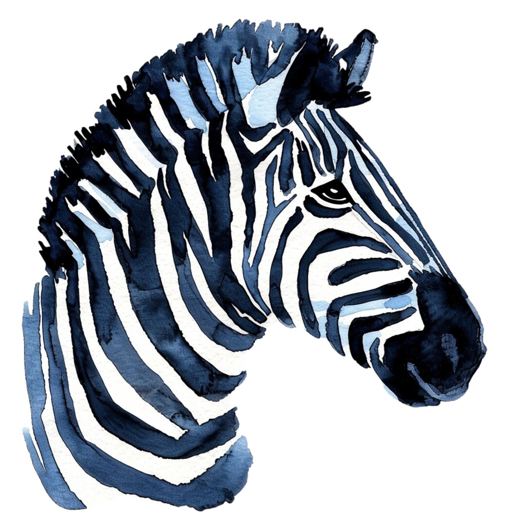 17 Cute Zebra Watercolor Clipart, Zebra JPG Zebra Clip Art, Zebra ...