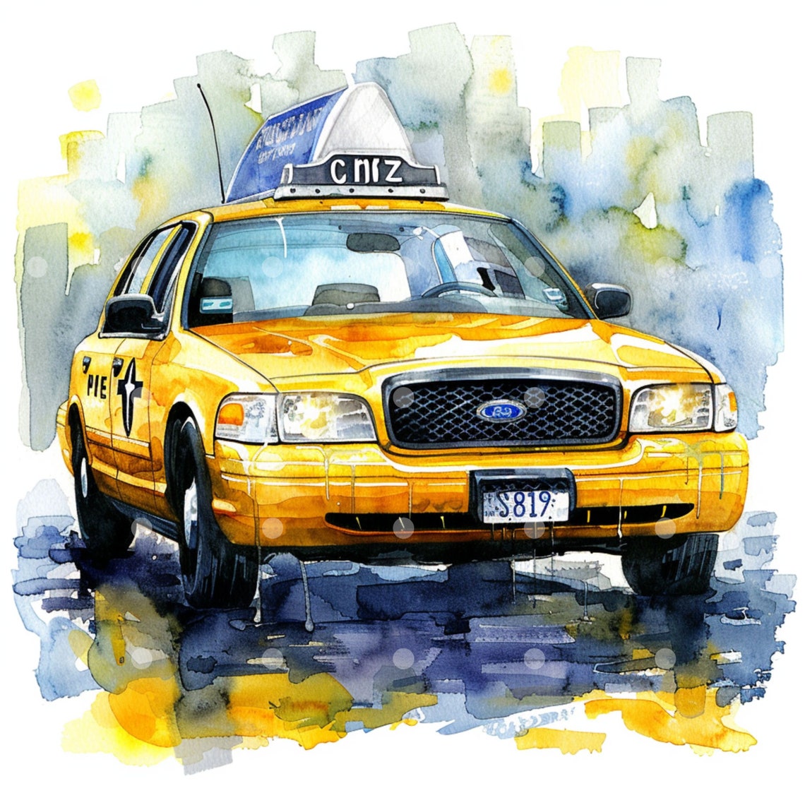 12 Yellow Taxi Cab Cliparts, Jpg,high Quality Jpg Yellow Cab, Taxi Cab ...