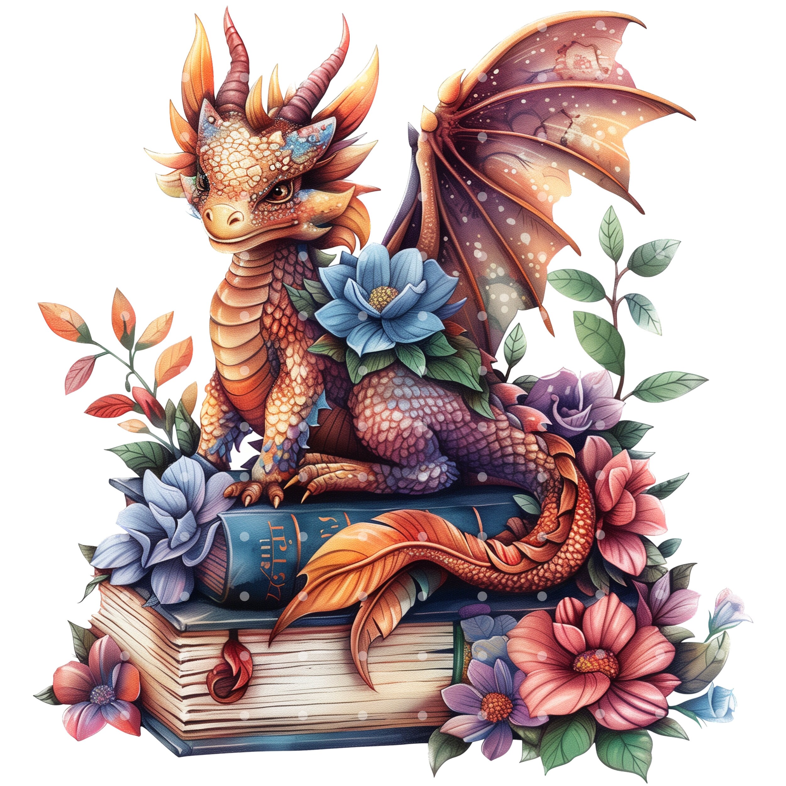 24 PNG Dragon and Book Clipart, Elemental Dragon Image, Dragon Picture ...