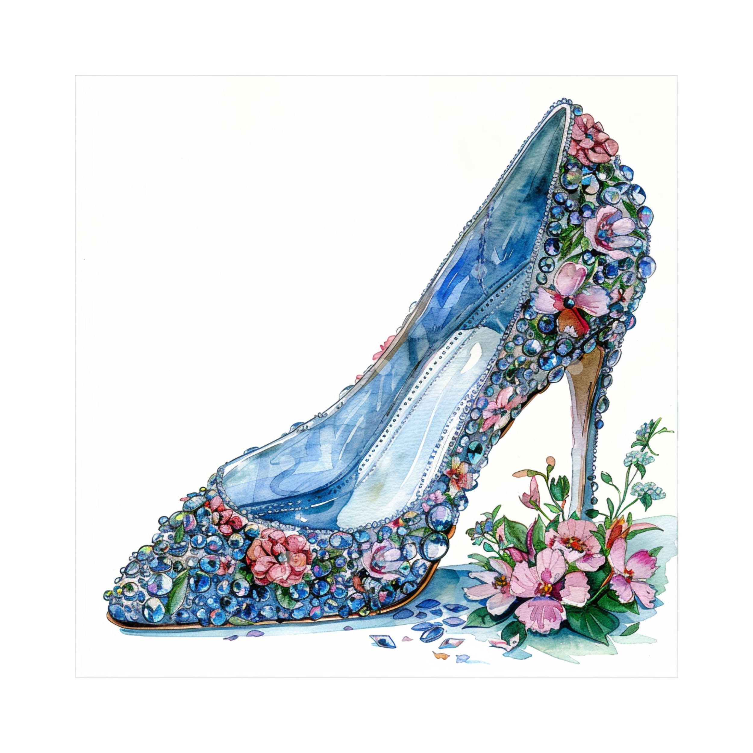 16 JPG Cinderella Crystal Shoes Clipart, Cinderella Shoe Jpg ...