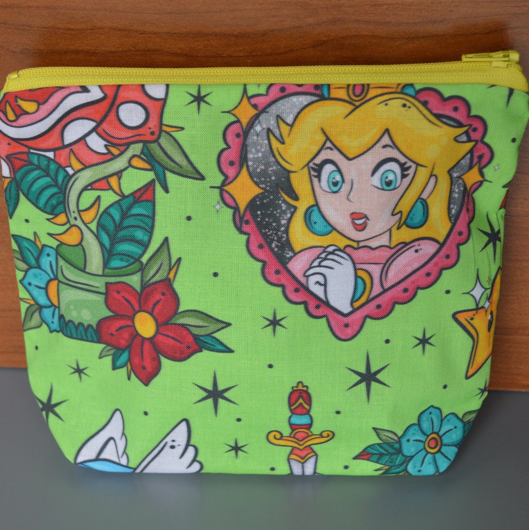 Princess Peach Zipper Pouch - Etsy