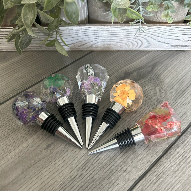 Flower Wine Stopper - Etsy