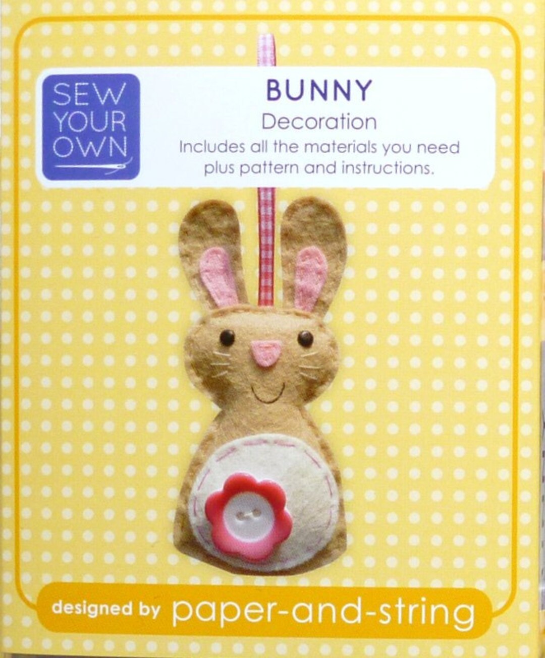 Bunny Rabbit Mini Kit Felt Sewing Kit - Etsy
