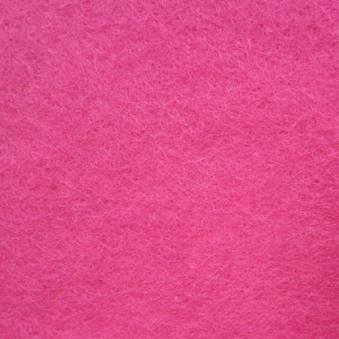 CANDY PINK Wool Blend Felt 40% Wool 250g/m - Etsy