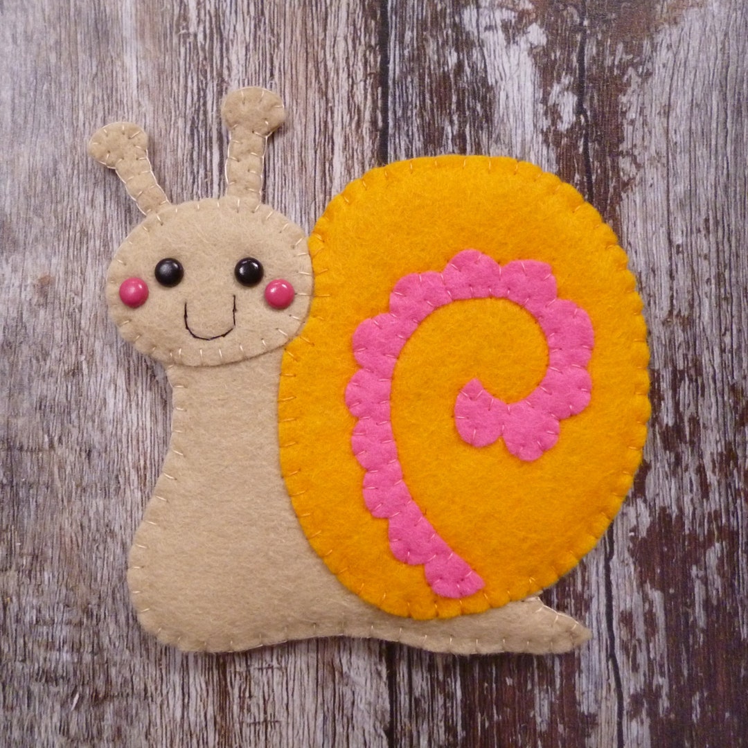 Snail DIY Felt Decoration Mini Sewing Kit - Etsy