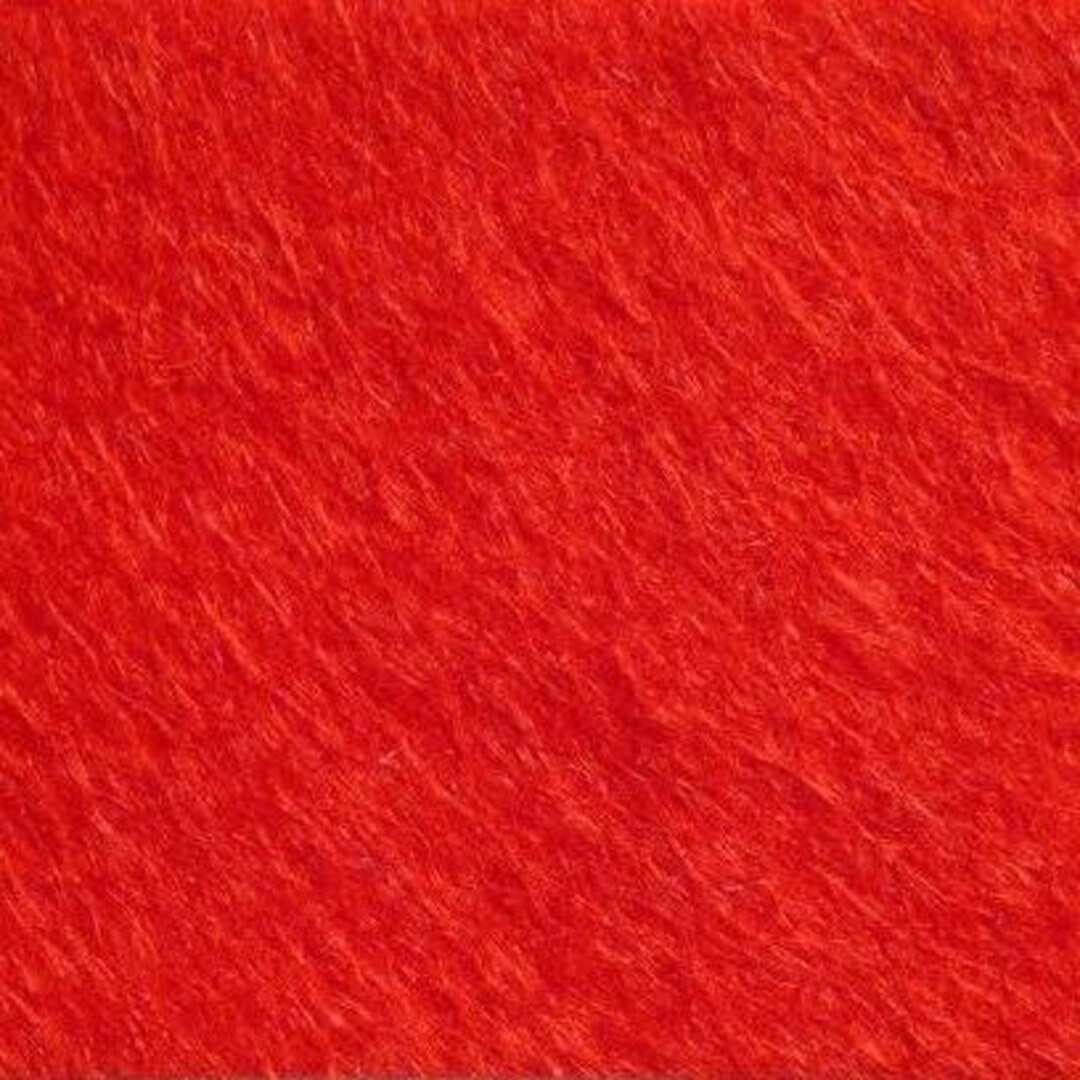 RED Wool Blend Felt 40% Wool 250g/m - Etsy