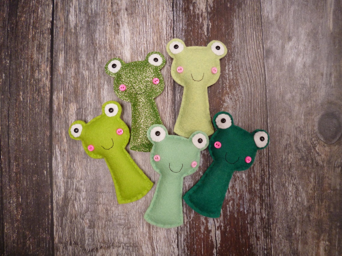 PDF Pattern FROG Felt Sewing Craft Cute Decoration or Garland - Etsy