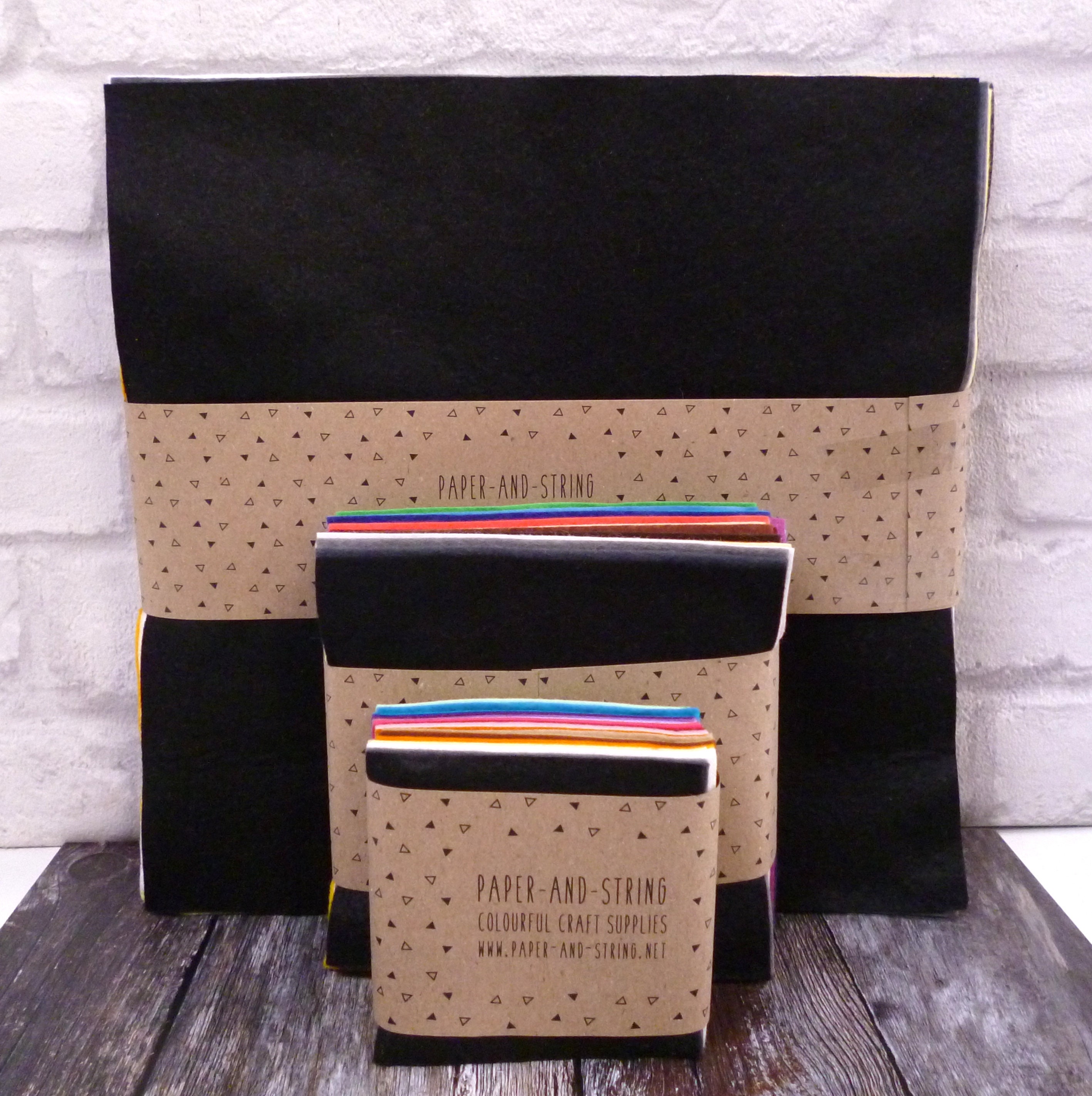 Rainbow Felt Stack - 45 Colours of Wool Blend Felt - Etsy