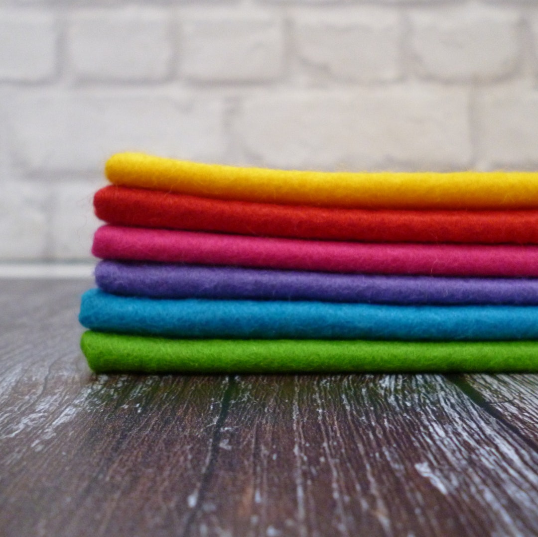 CIRCUS 6 Piece Felt Pack - Premium Wool Blend Felt - Etsy