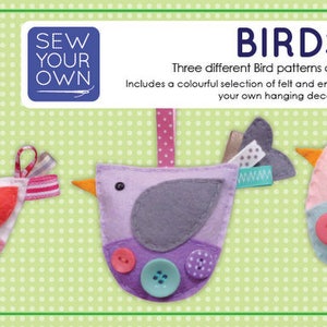Birds - Large Kit - Felt Sewing Kit - Etsy
