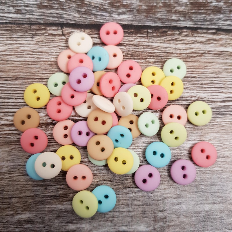 Pastel Buttons - Etsy