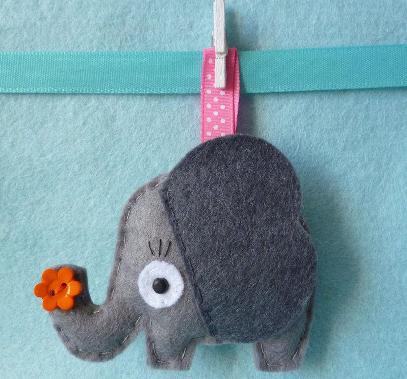 Elephant Mini Kit Felt sewing kit | Etsy