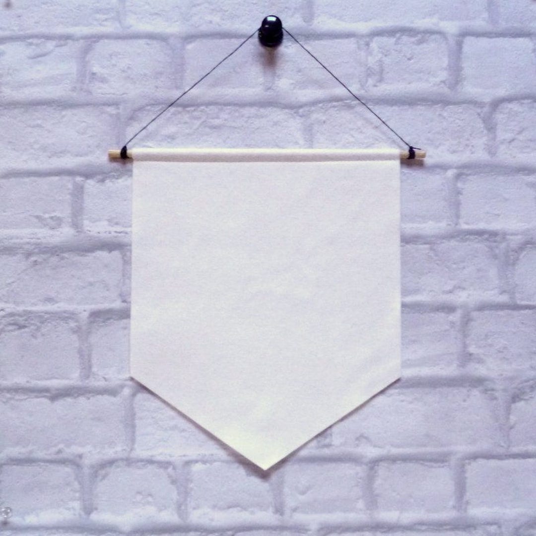 Natural : DIY Felt BANNER Flag for You to Decorate - Etsy