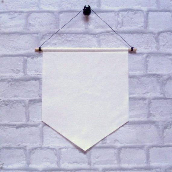 Natural : DIY Felt BANNER Flag for You to Decorate - Etsy